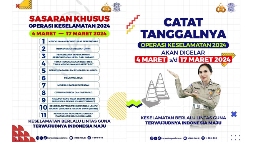 Operasi Keselamatan 2024: Polisi Ungkap Sasaran dan Jenis Pelanggaran! | Info Biaya
